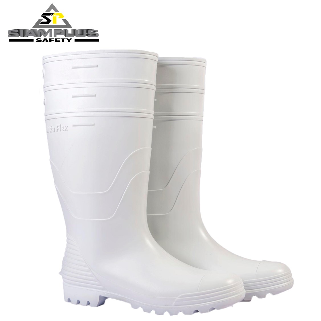 🥉Botas de PVC Para Lluvia Blanco Pega Forte - Siamplus Safety