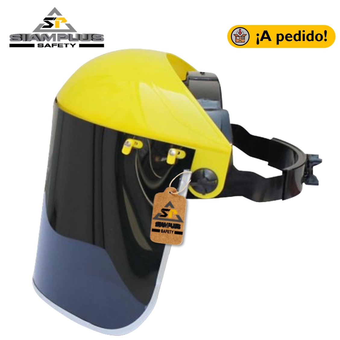 🥉Venta de Careta Facial con Mica Oscuro Importado - Siamplus Safety