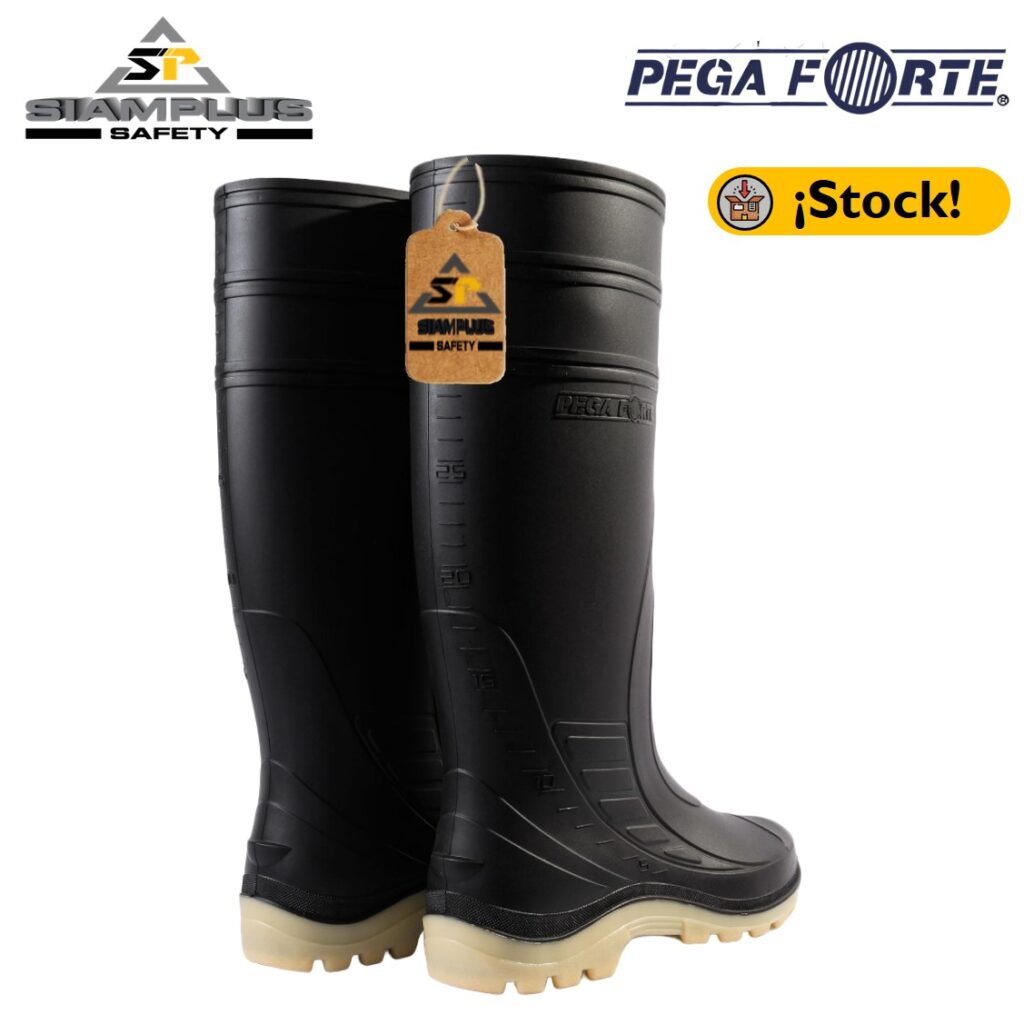 🥉Venta de Botas de PVC para lluvia Negro Pega Forte - Siamplus Safety